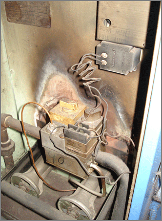 Furnace Flame Rollout | Haystack Home Inspections